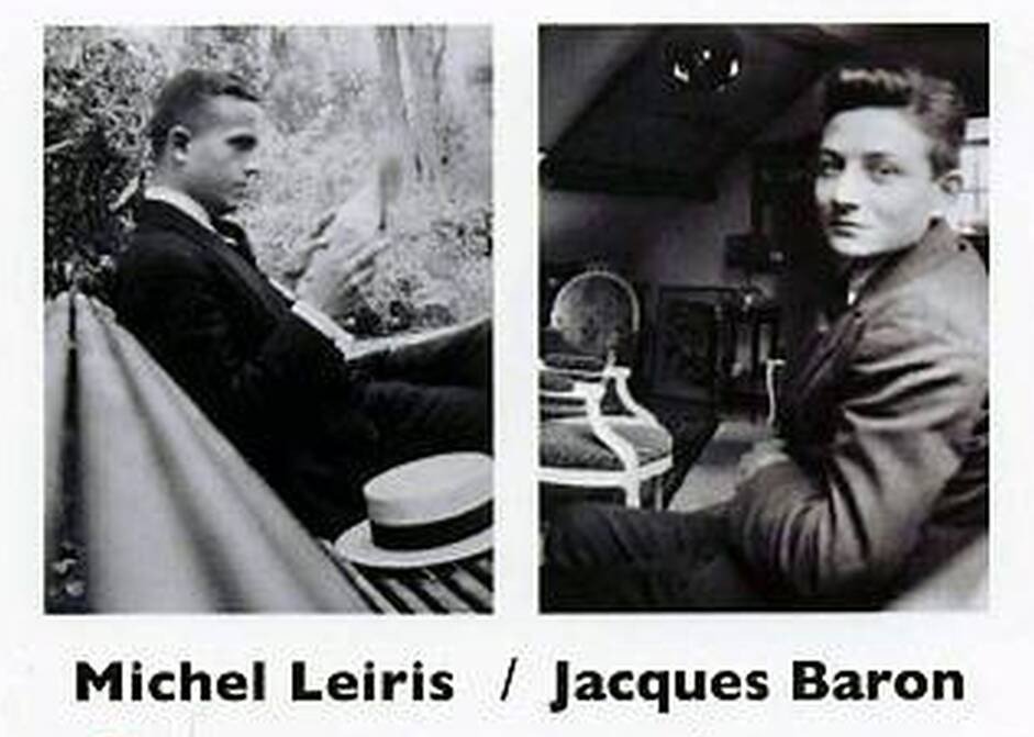 Michel Leiris et Jacques Baron, le destin des poètes - Didier Saillier