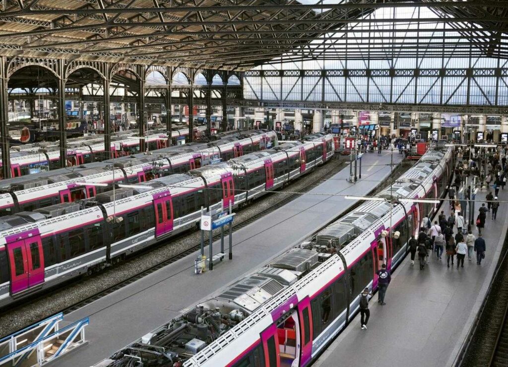 La gare Saint-Lazare de Dominique Fabre - Didier Saillier